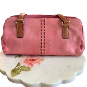 Fossil | Bags | Fossil Bags Vintage Fossil Pink Leather Shoulder Bag ...